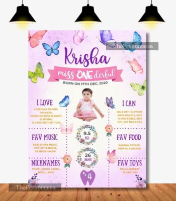 Birthday Chalkboard Poster | Boss Baby theme Milestone Board ...
