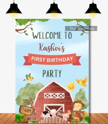 Garfield Welcome Signboard for Birthday Decor | Garfield Theme