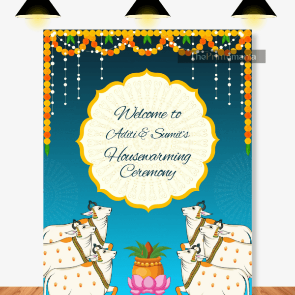 Personalised Traditional Indian Couple Welcome Board for Homes ...